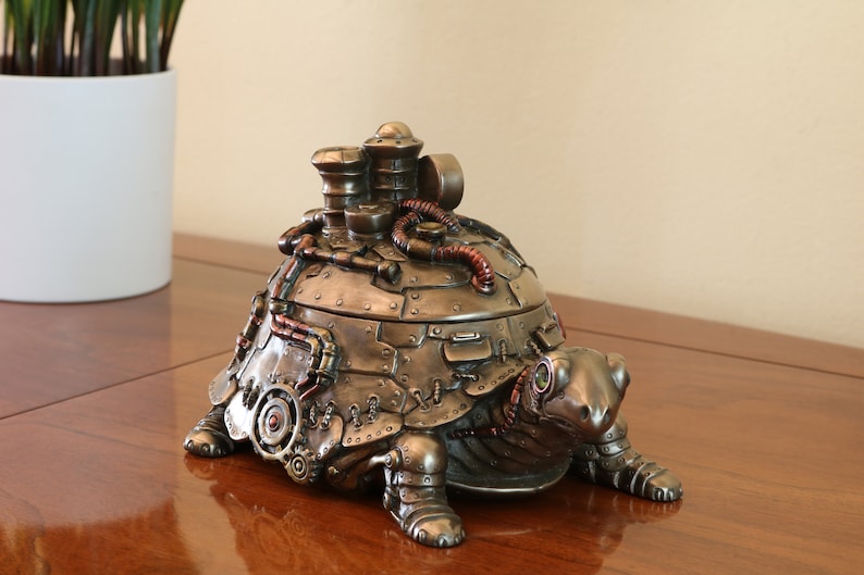 Handmade Steampunk Turtle Steampunk Turtle Turtle Trinket - Etsy