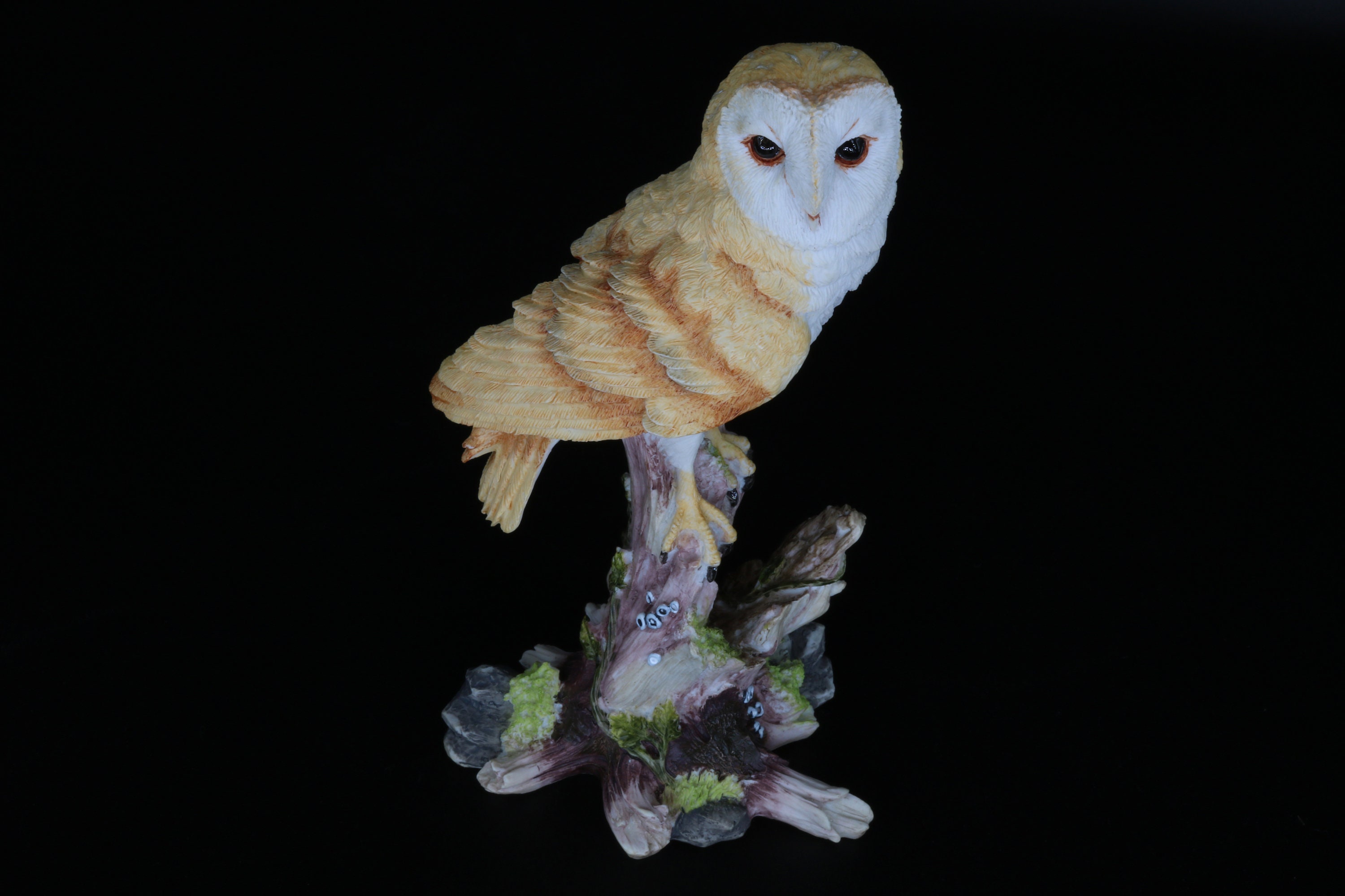Handmade Barn Owl Barn Owl on Tree Branch Barn Owl Statue - Etsy