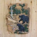 Bear Family Fishing Intarsia Wood Wall Art, Bear Family Fishing ...