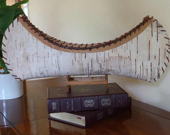 Large Handmade Wood Canoe, Large Handcarved Wood Canoe, Large ...