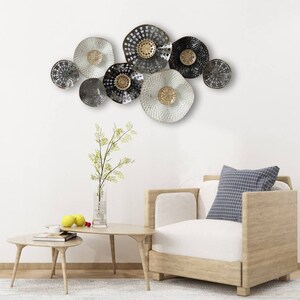 Metal Disc Pads Wall Accent, Metal Disc Pads Wall Décor, Metal Disc ...