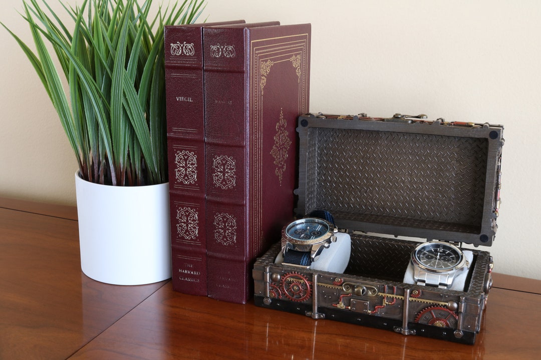 Handmade Steampunk Storage Box, Steampunk Jewelry Box, Retro Futuristic ...