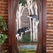 Moose Screen Door Moose Pine Screen Door Moose Frolicking - Etsy