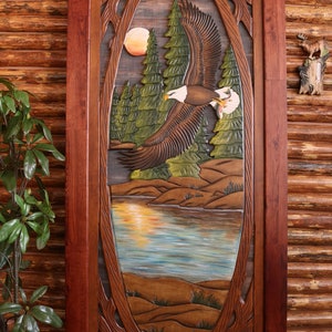 Eagle Screen Door, Handmade Screen Door, Handcrafted Eagle Screen Door ...