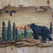 Moose Screen Door, Moose Pine Screen Door, Moose Frolicking Screen Door ...