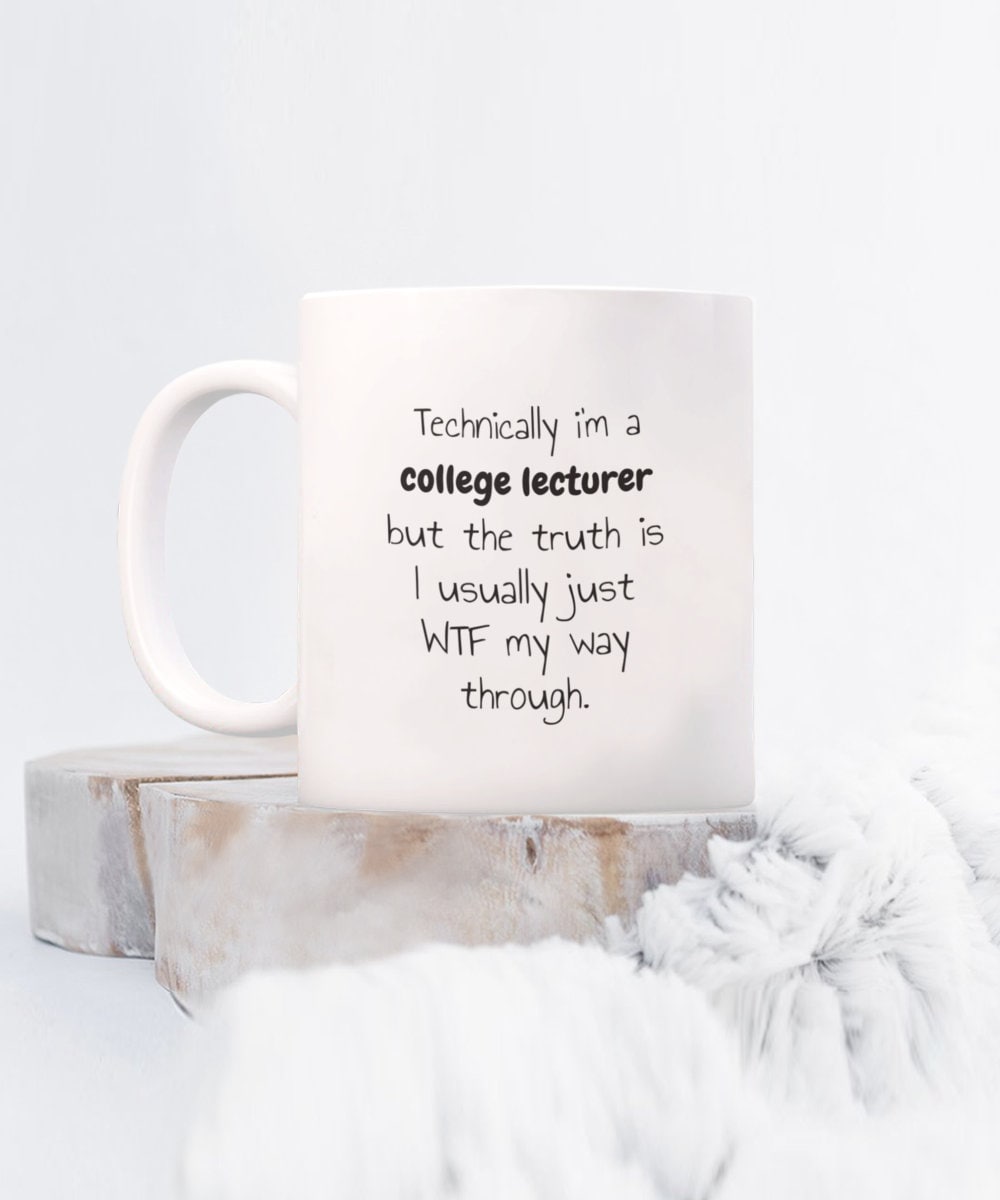 College lecturer coffee mug college lecturer gift gift for | Etsy