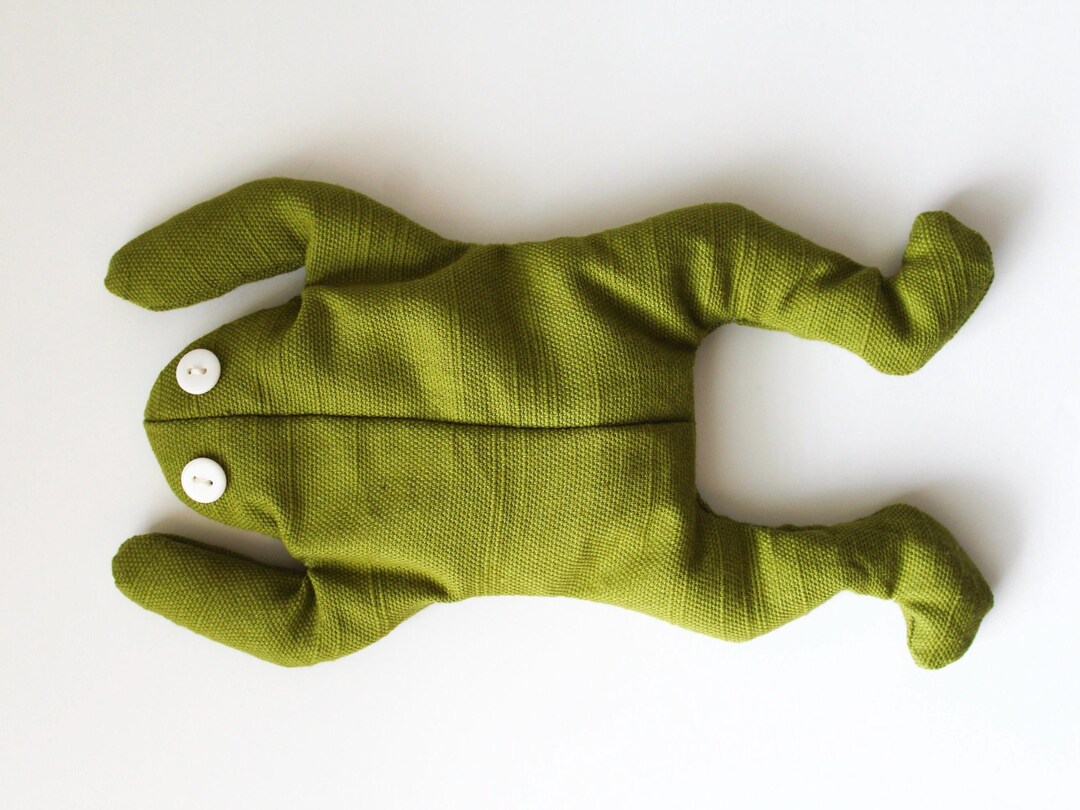 LARGE Handmade Bean Bag Frog Toy - Etsy UK