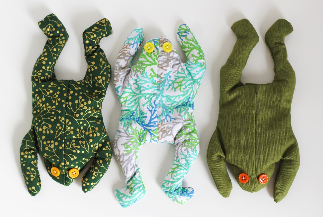 Bean Bag Frog Handmade Bean Filled Frog Toy - Etsy