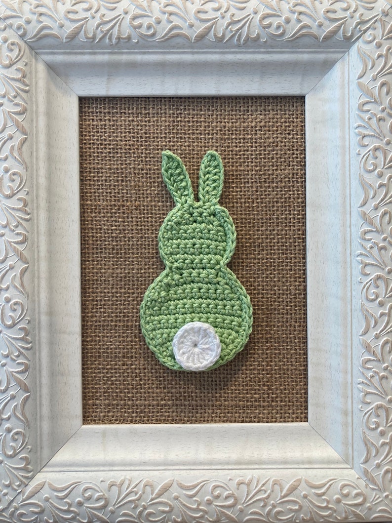 Easter Bunny Crochet Applique Pattern - Etsy