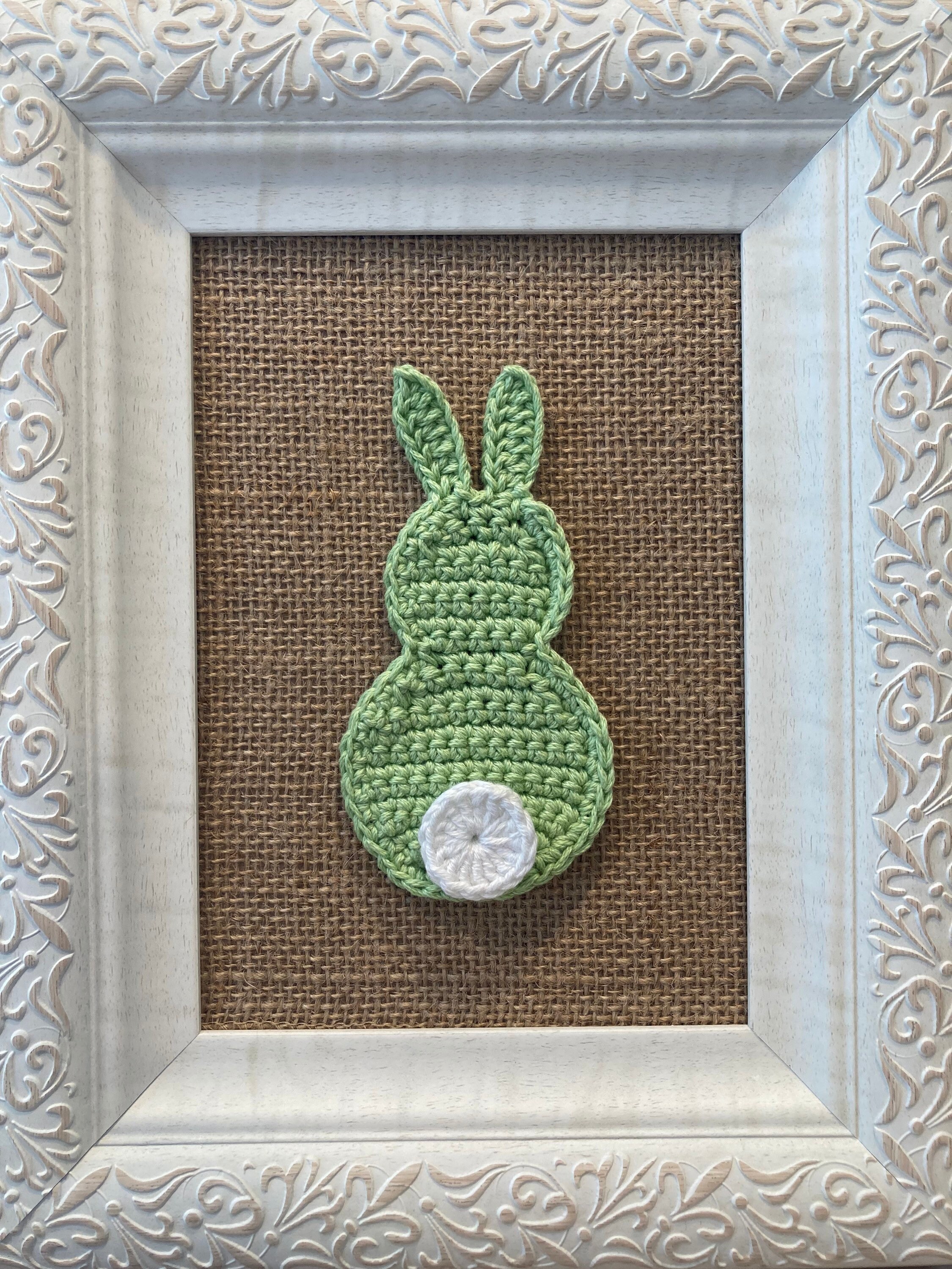 Easter Bunny Crochet Applique Pattern - Etsy