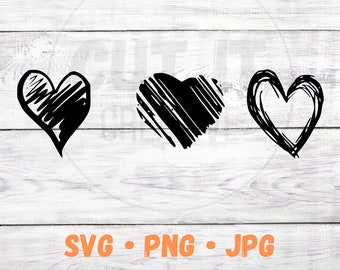 Symmetric Heart SVG Cut File Instant Download Clip Art Vector - Etsy