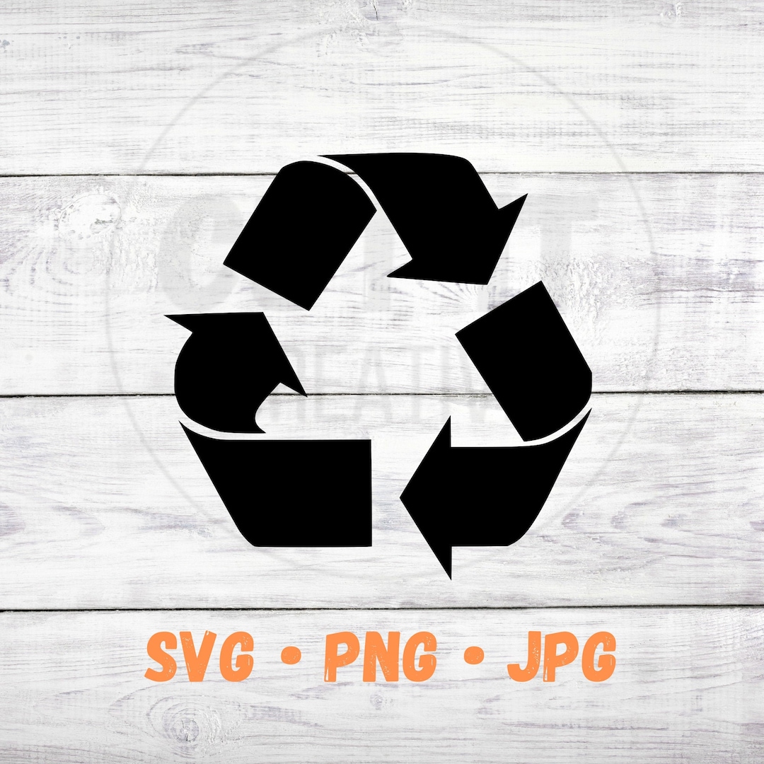 Recycling Symbol SVG Instant Download File - Etsy
