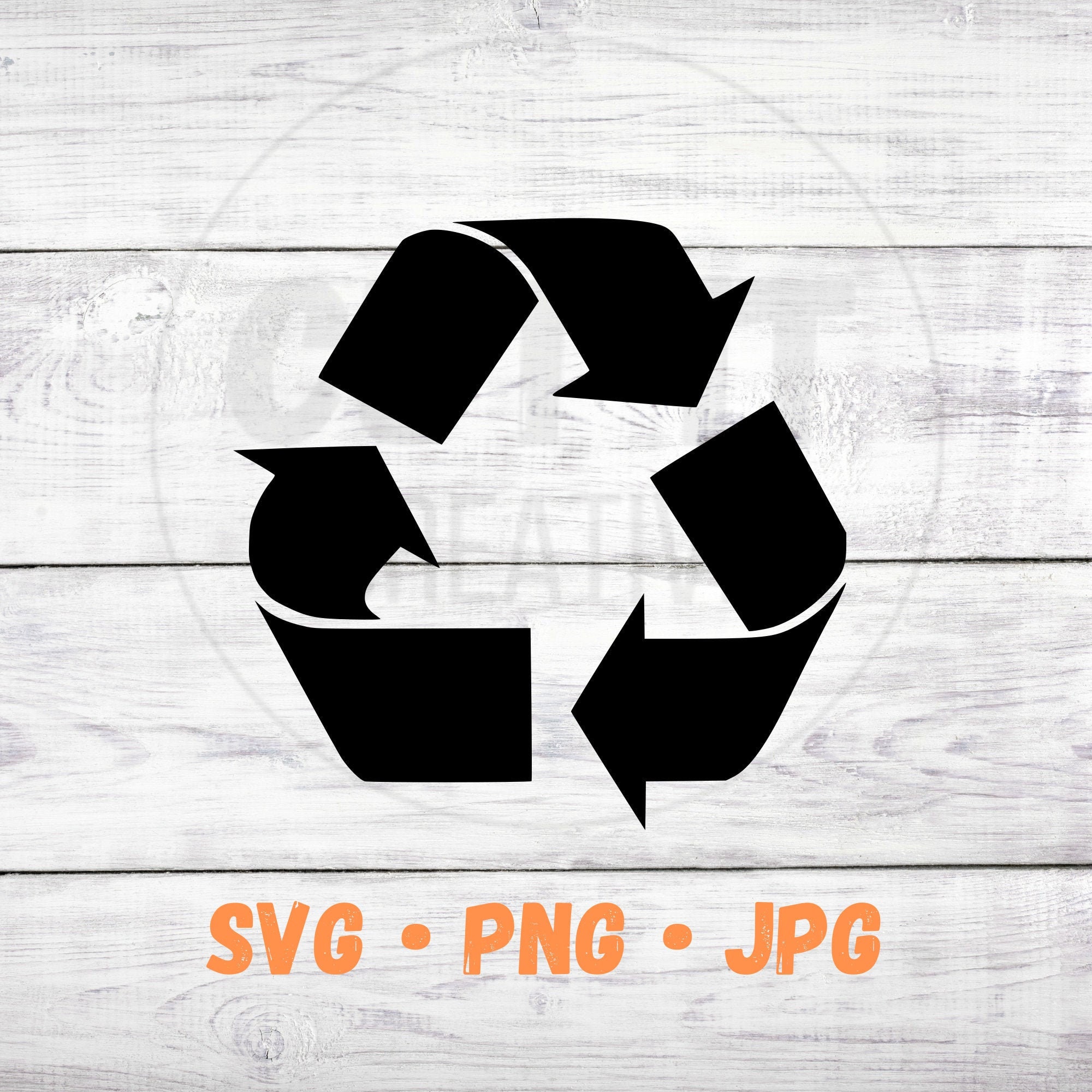 Recycling Symbol SVG Instant Download File - Etsy Australia