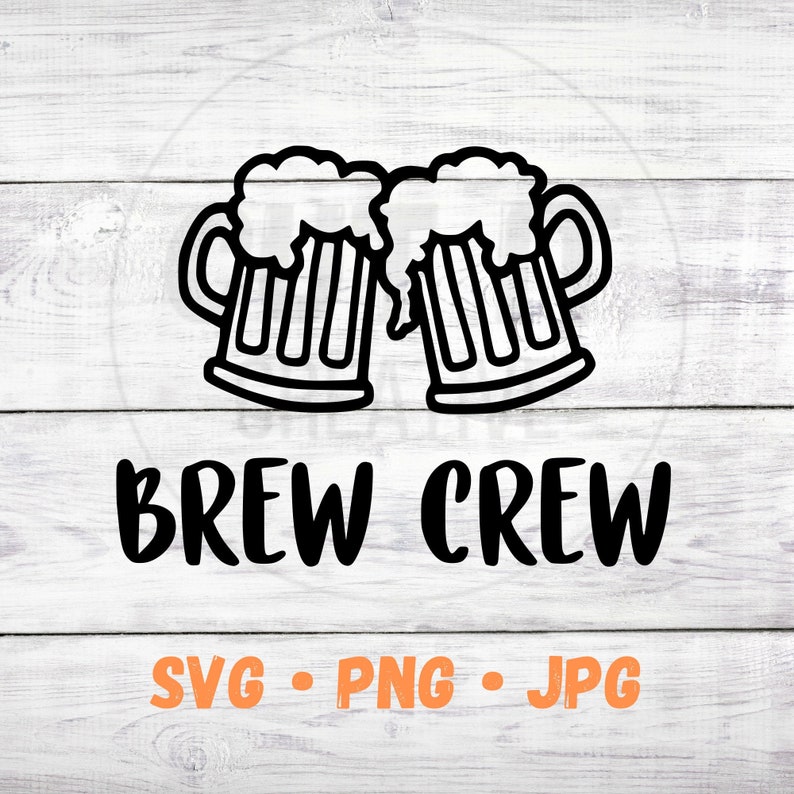 Brew Crew SVG Instant Download Datei, Brew Crew Schneidedatei - Etsy ...