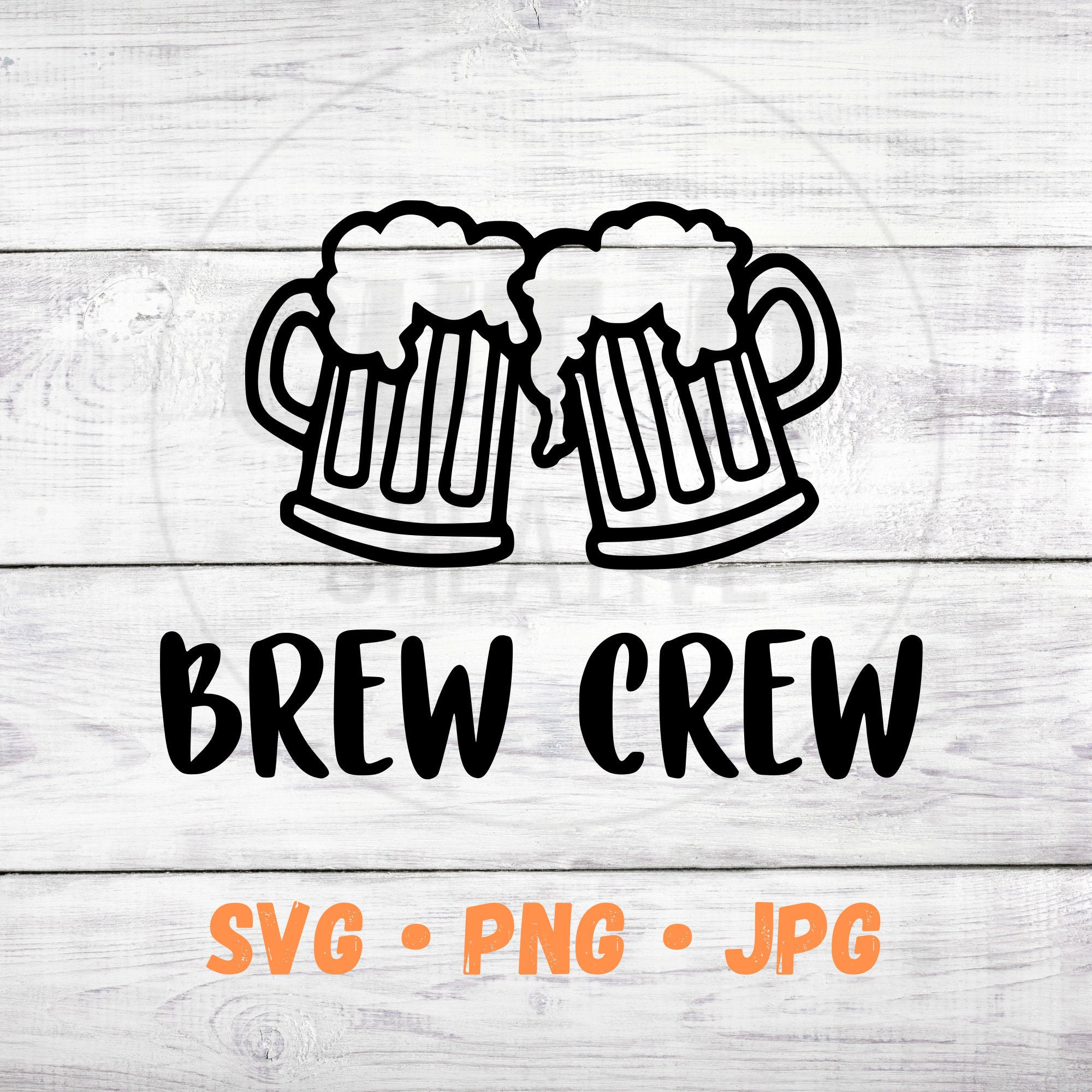 Brew Crew SVG Instant Download File, Brew Crew Cutting File - Etsy