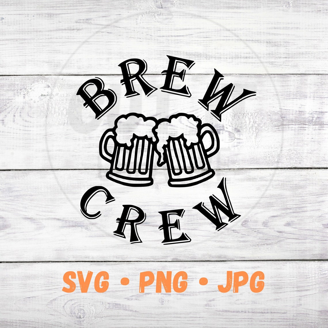 Brew Crew SVG Instant Download File, Brew Crew Cutting File - Etsy