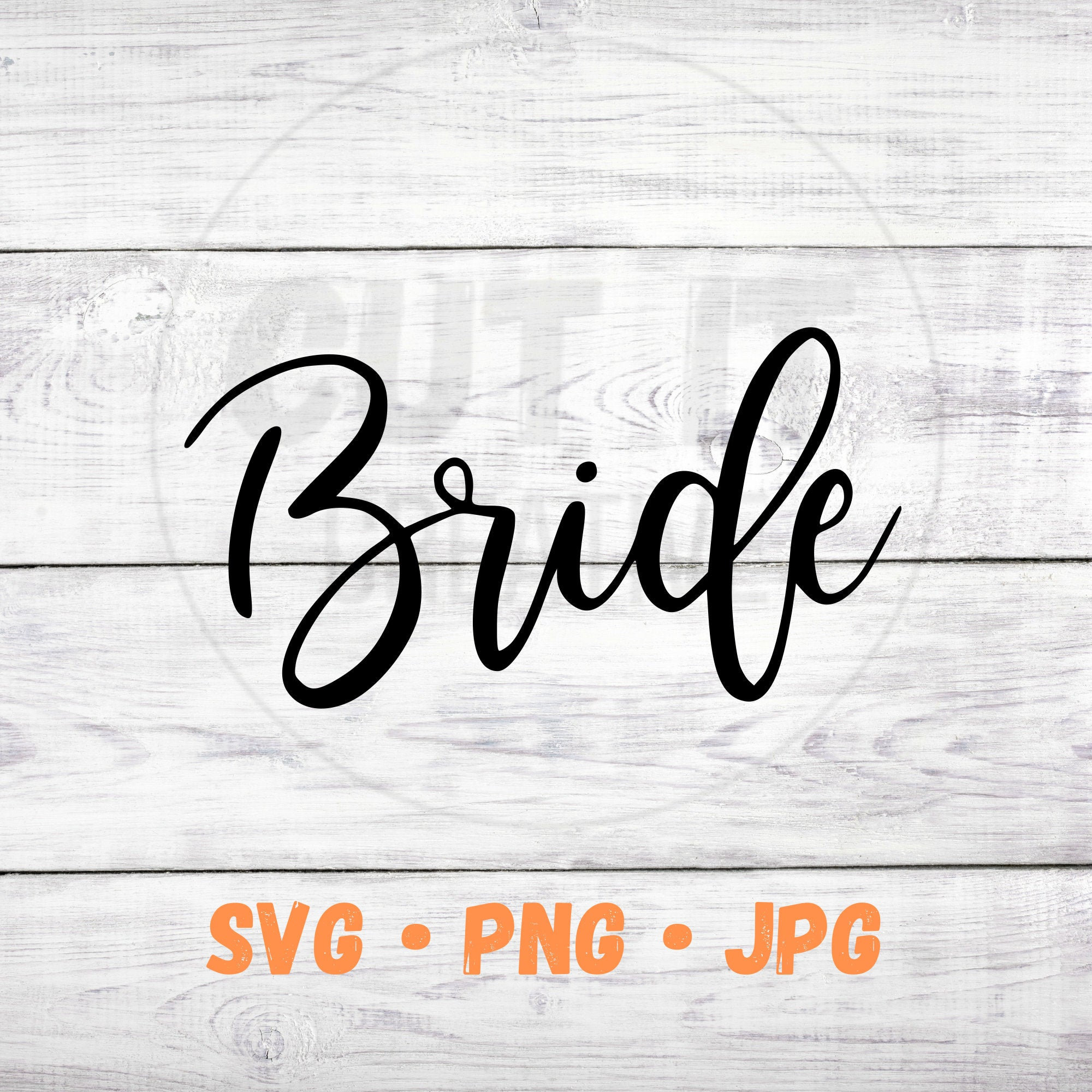 Bride SVG Instant Download File - Etsy