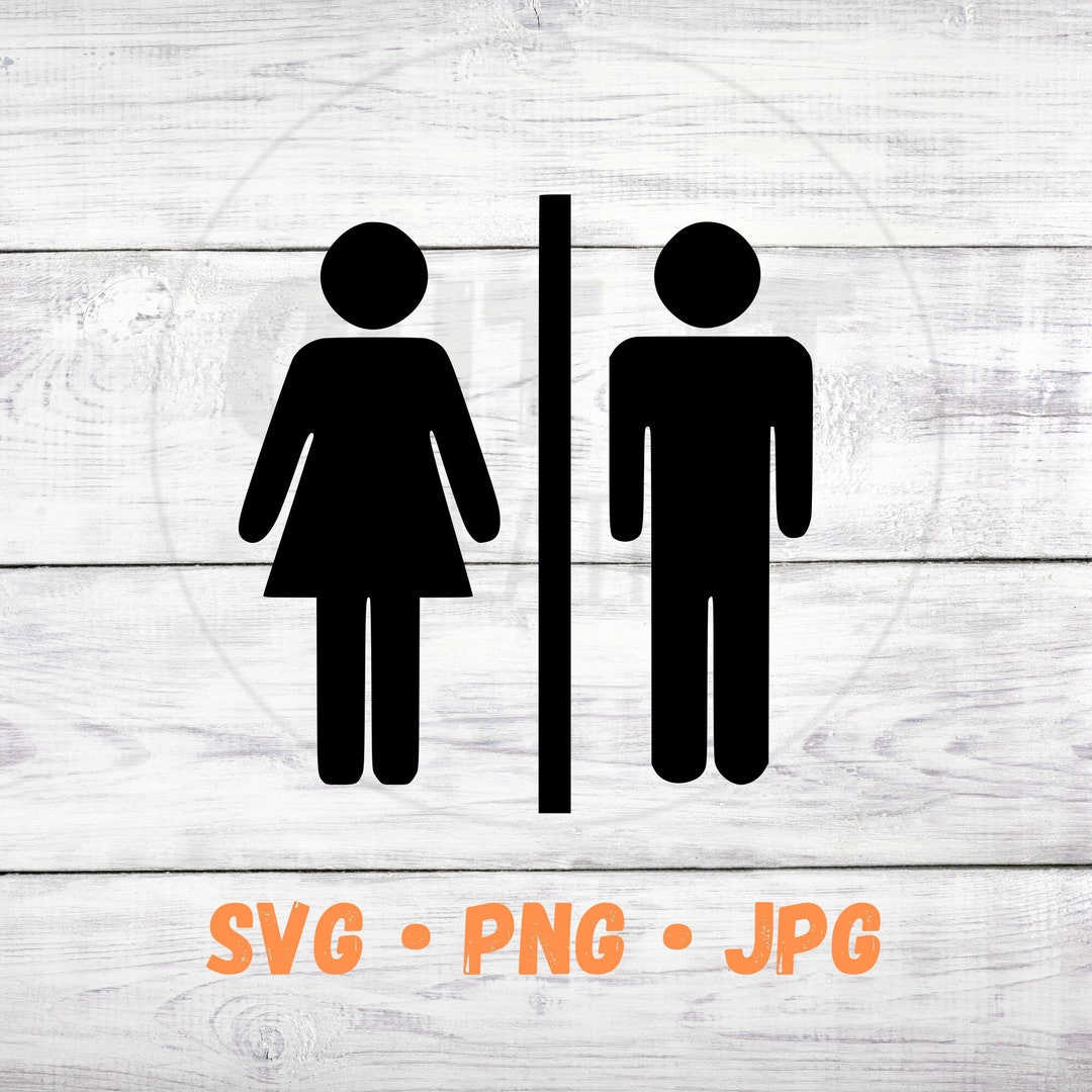Male And Female Svg Instant Download File Male And Female Sign Svg Etsy