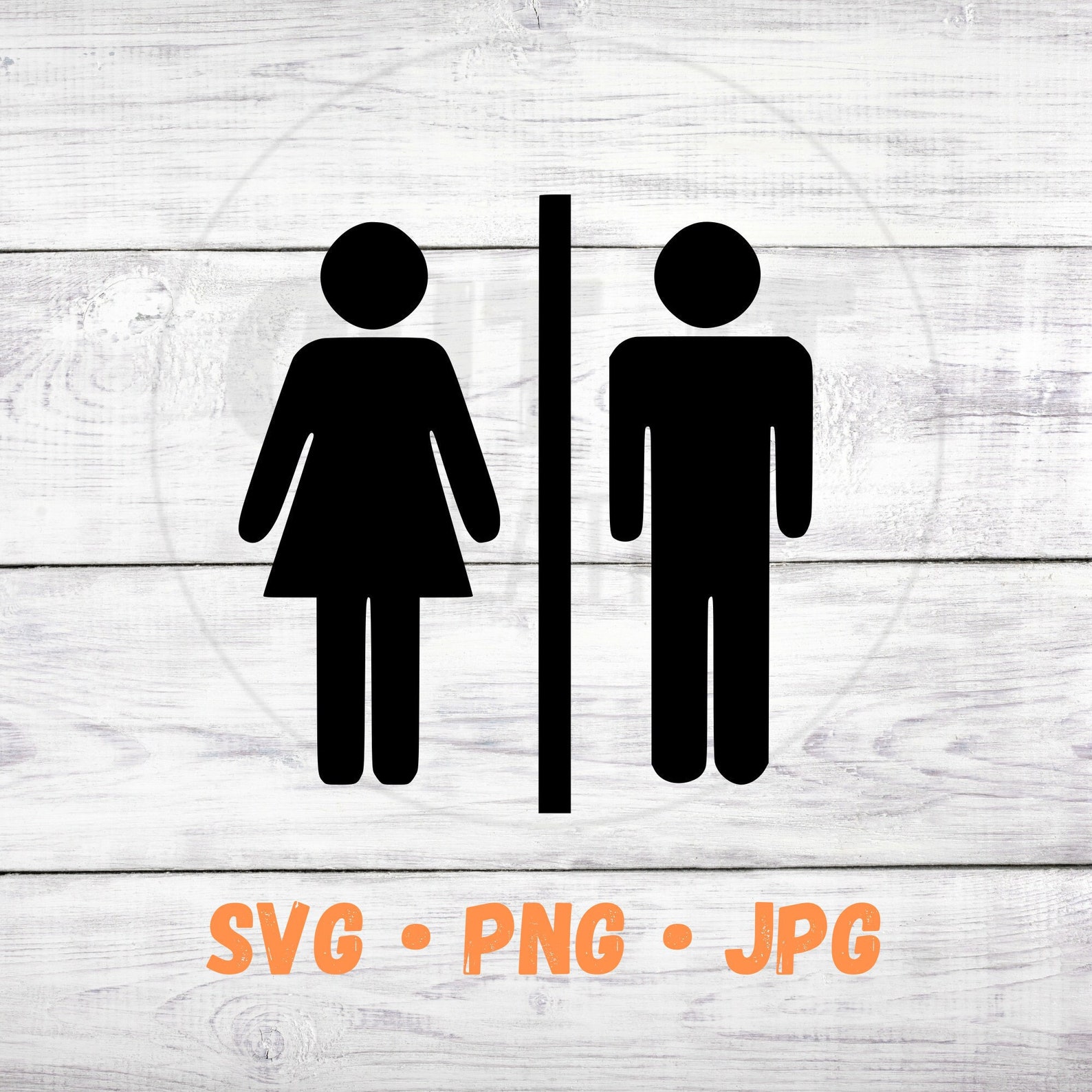 Male and Female SVG Instant Download File, Male and Female Sign SVG - Etsy