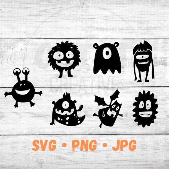 Monster Bundle SVG Instant Download File | Etsy