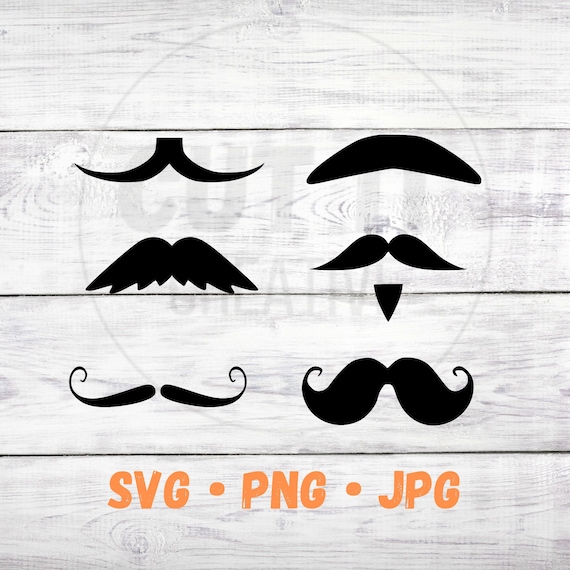 Moustache Bundle SVG Instant Download File - Etsy
