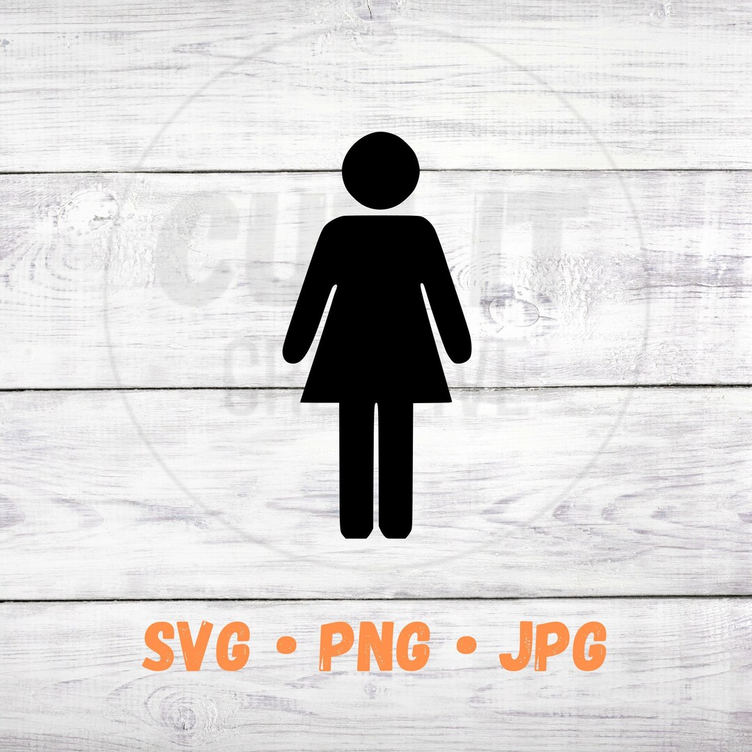 Female SVG Instant Download File, Female Sign SVG - Etsy