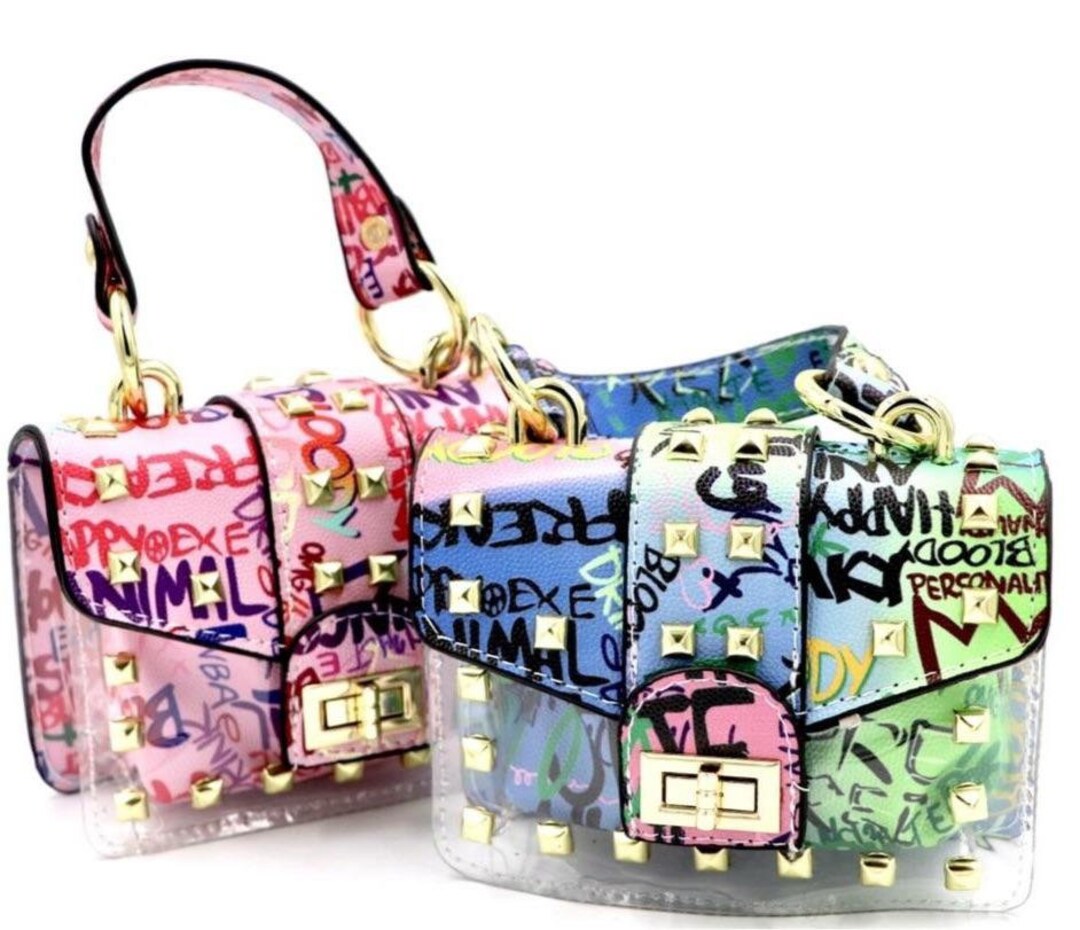 Graffiti Mini Purse - Etsy