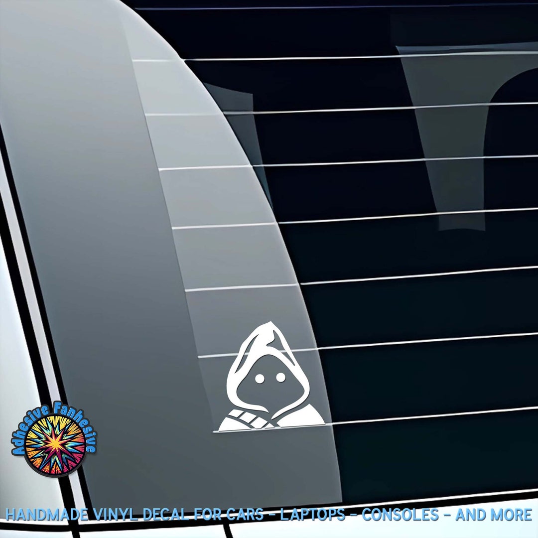 Jawa Head Peeker Vinyl Decal, Star Wars Vinyl Decal for Cars, Laptops ...