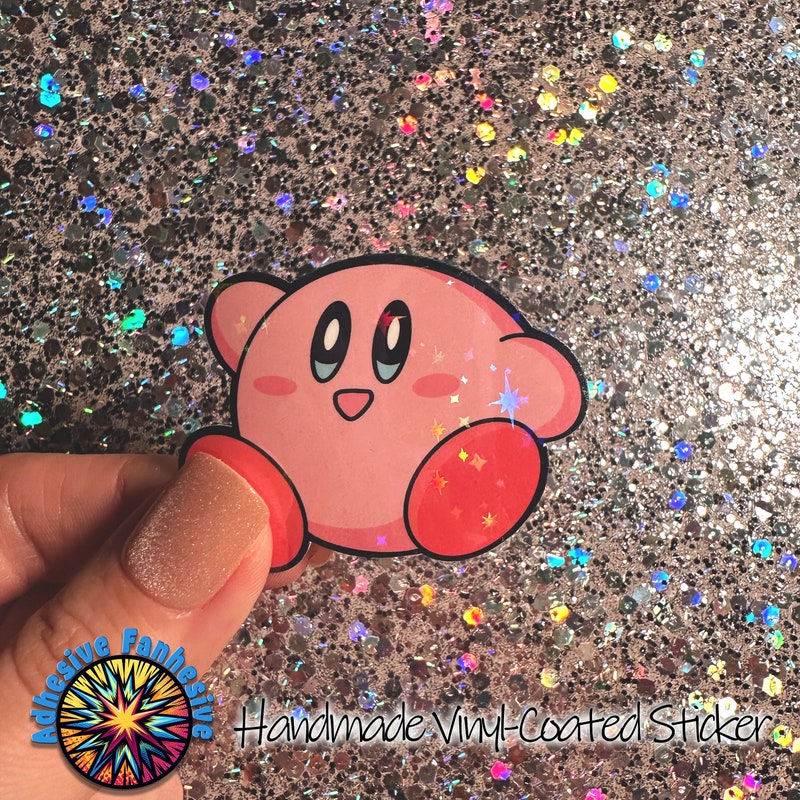 Kirby Sticker - Etsy