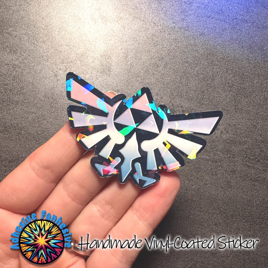 Loftwing Skyward Sword Wing Crest Symbol Hologrpahic Sticker, Legend of ...