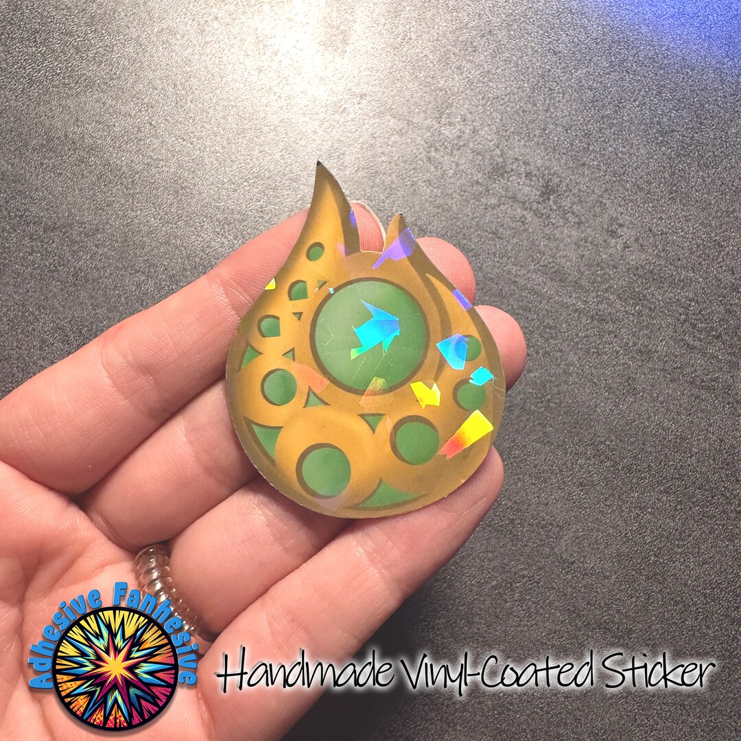 Breath of the Wild Stamina Container Sticker, Holographic Legend of ...
