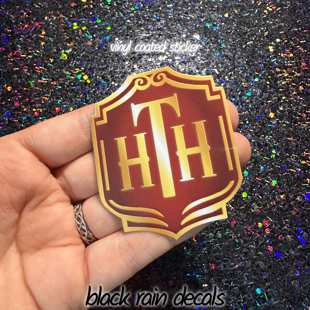 Tower of Terror Hollywood Tower Hotel Crest Disney Vinyl Coated Sticker ...