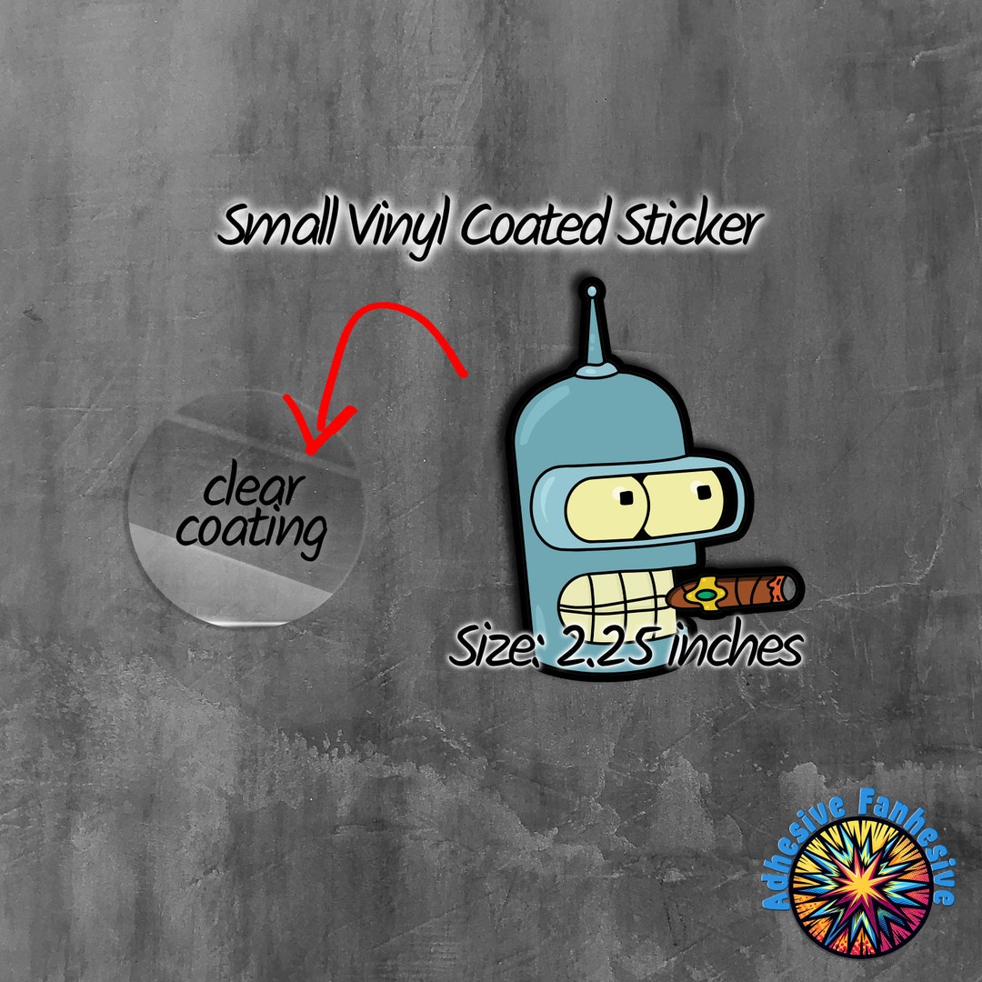 Bender Head Futurama Sticker for Phones, Laptops, Binders, Consoles - Etsy
