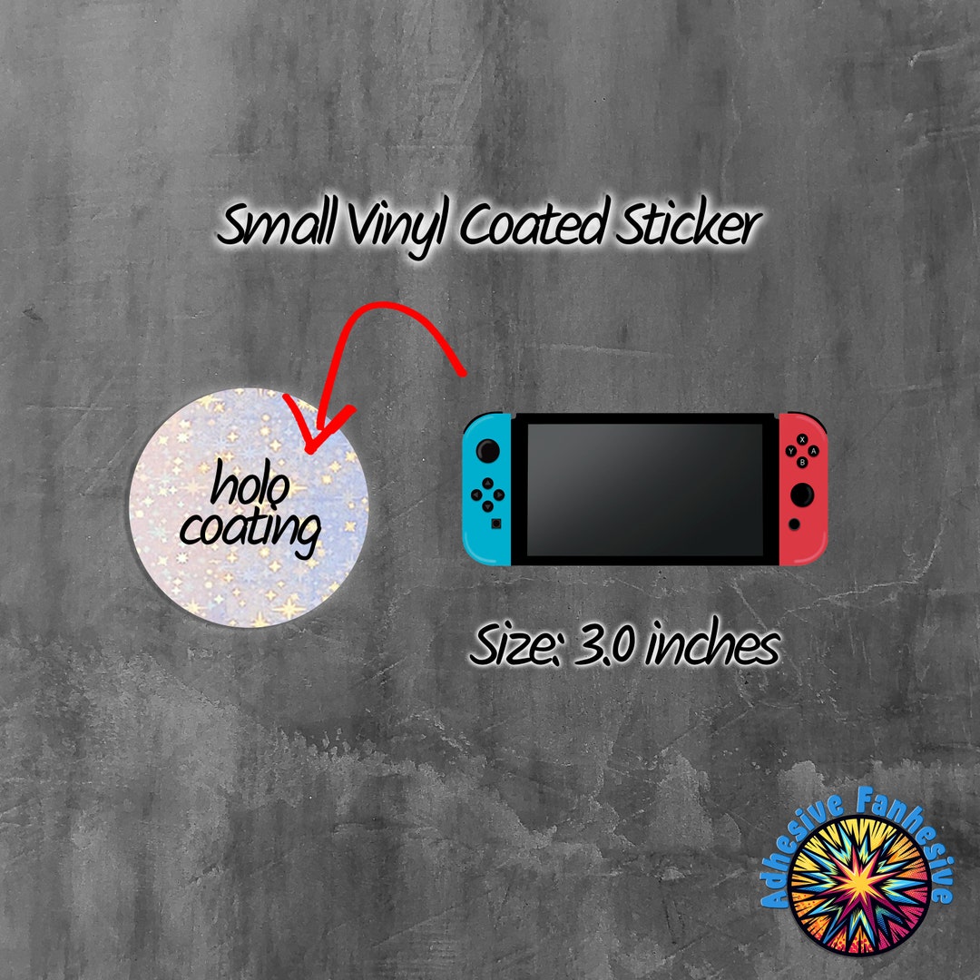 Nintendo Switch Holographic Sticker for Phones, Laptops, Binders ...