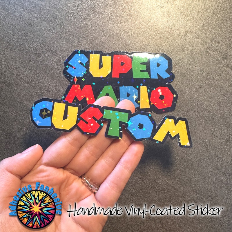 Super Mario Decal - Etsy