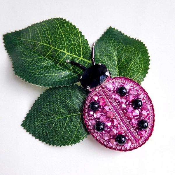 Ladybird Brooch - Etsy