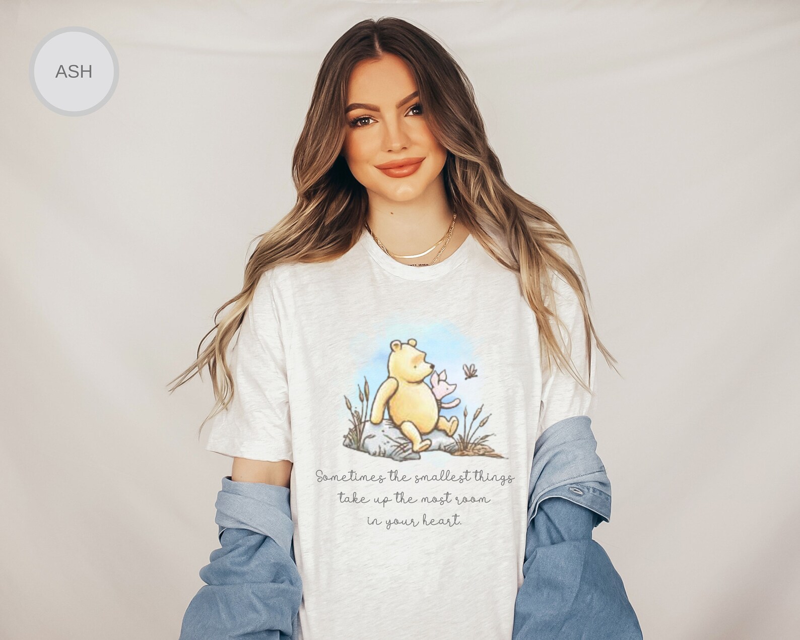 Classic Winnie the Pooh Bella Canvas Tshirt for Friend Gifts - Etsy