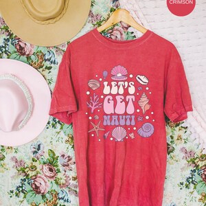 Funny Retro Nautical Comfort Colors T-shirt for Beach Lovers Gifts for ...