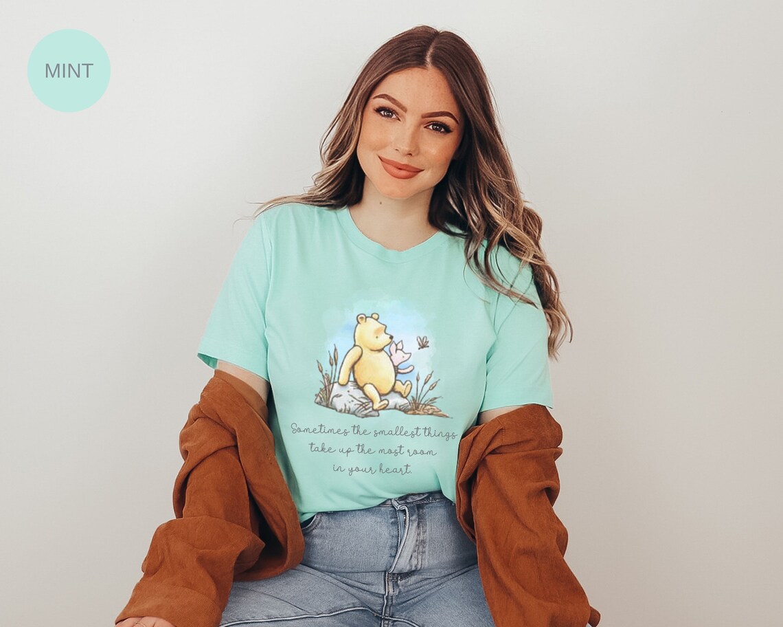 Classic Winnie the Pooh Bella Canvas Tshirt for Friend Gifts - Etsy