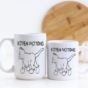 Funny Kitten Cat Mug for Coffee Cat Meme Mugs Cat Dad Gifts for Cat ...