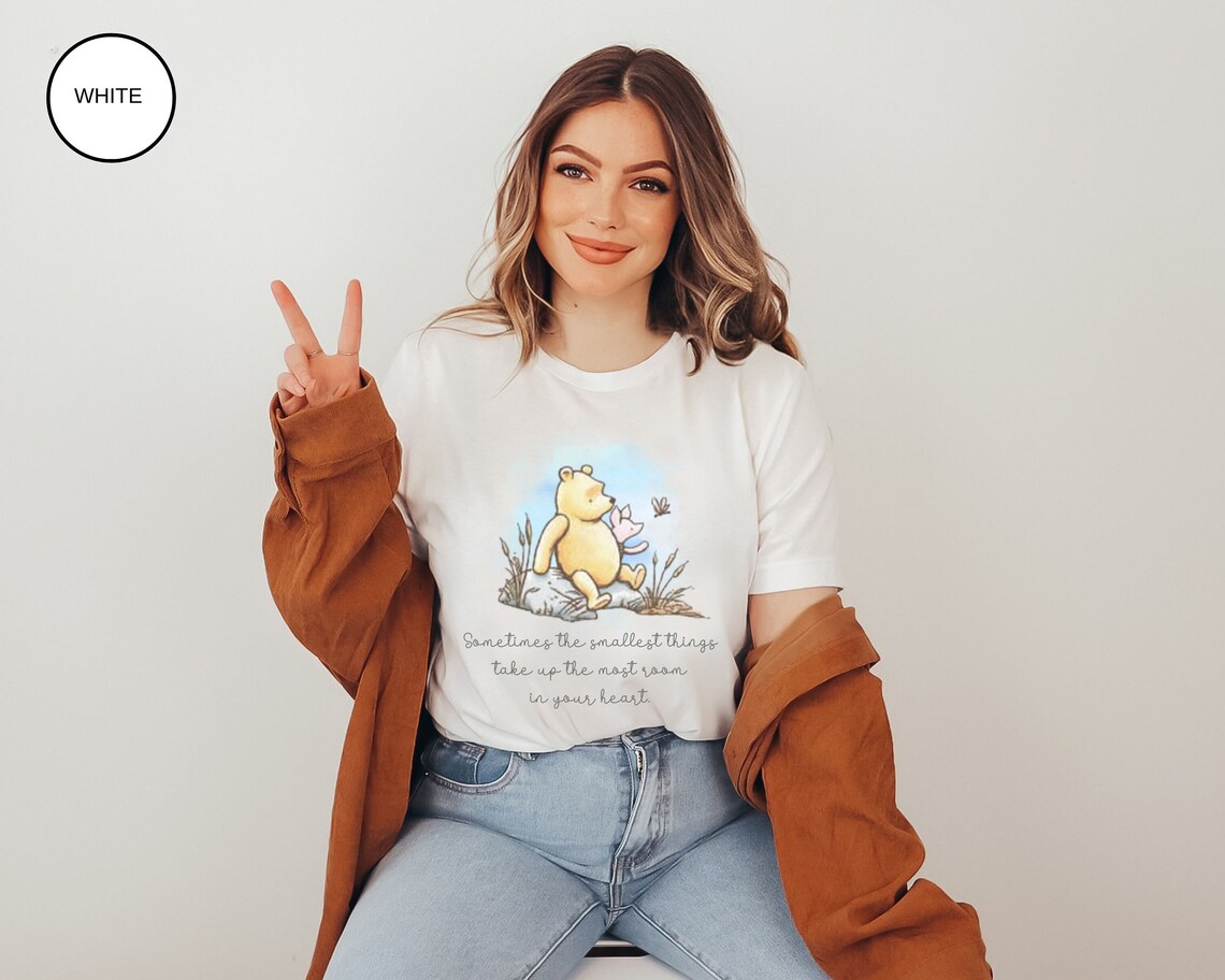 Classic Winnie the Pooh Bella Canvas Tshirt for Friend Gifts - Etsy