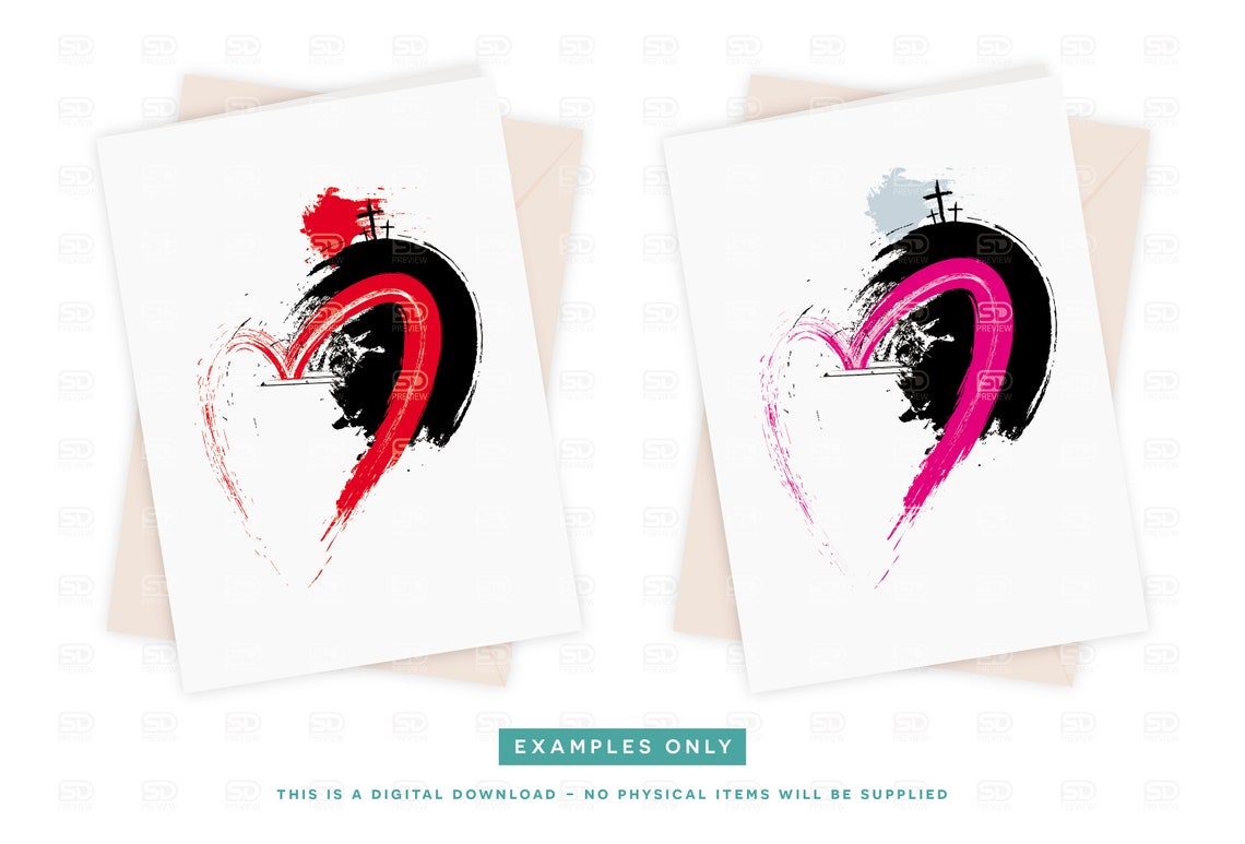 Easter Heart, Jesus, Vector, Logo, Digital Download, Clip Art, Wall Art ...