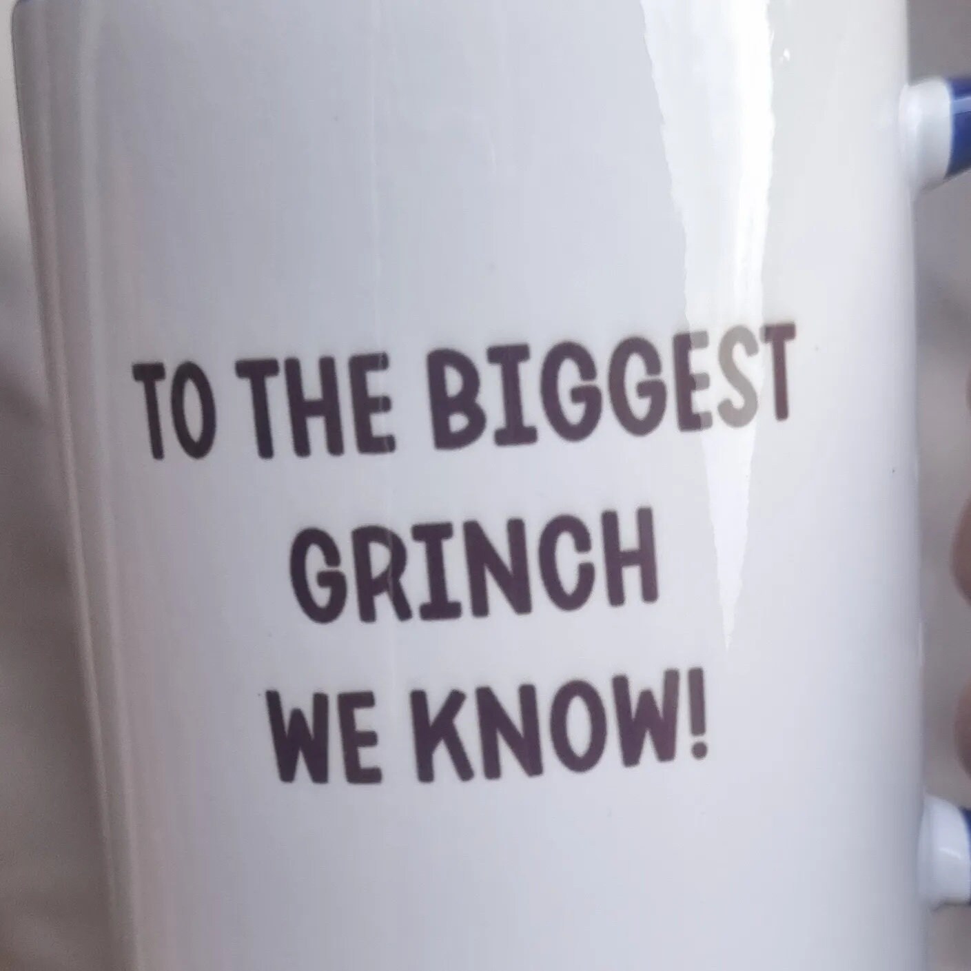 Personalised Grinch Mug - Etsy UK
