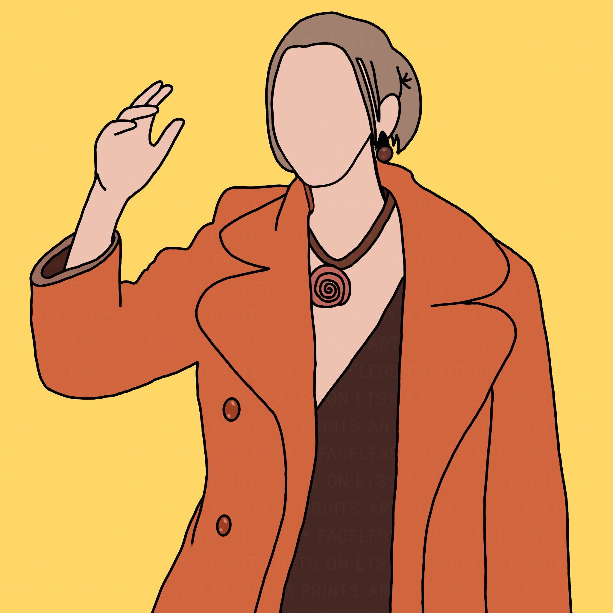 FRIENDS TV Show Vector Art Drawing Tracing Wallpaper Phoebe Monica ...