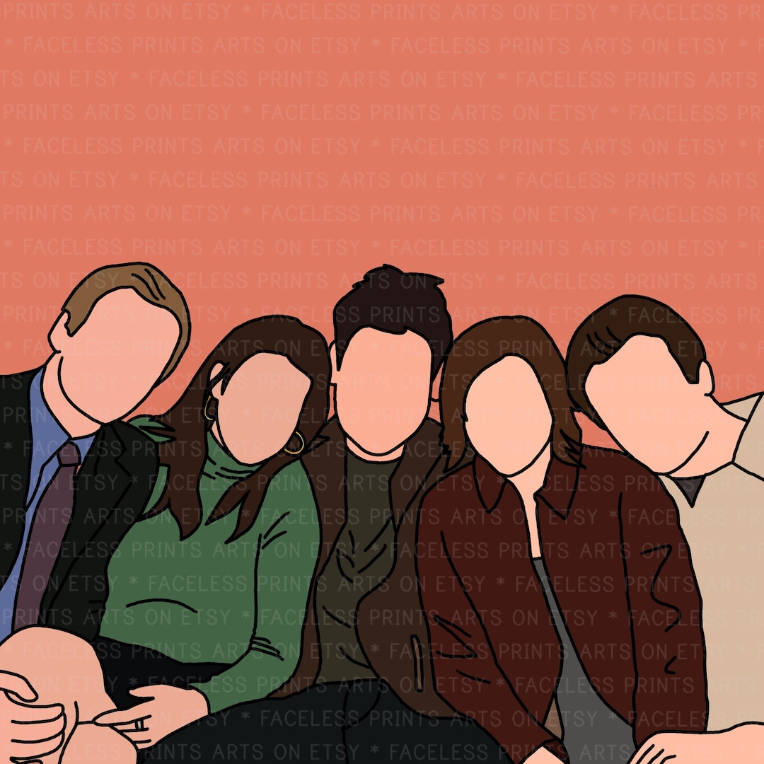 HIMYM How I Met Your Mother Ted Barney Robin Marshall Lily Drawing ...