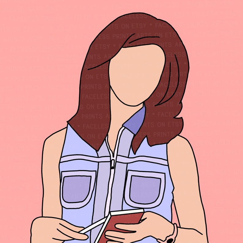 FRIENDS TV Show Vector Art Drawing Tracing Wallpaper Phoebe Monica ...