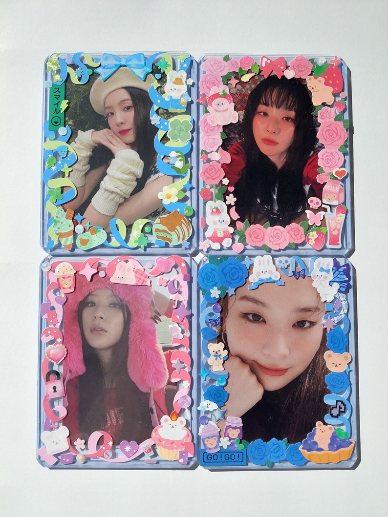 Floral Themed Toploaders: Kpop Deco, Bear Toploader, Bunny Toploader ...