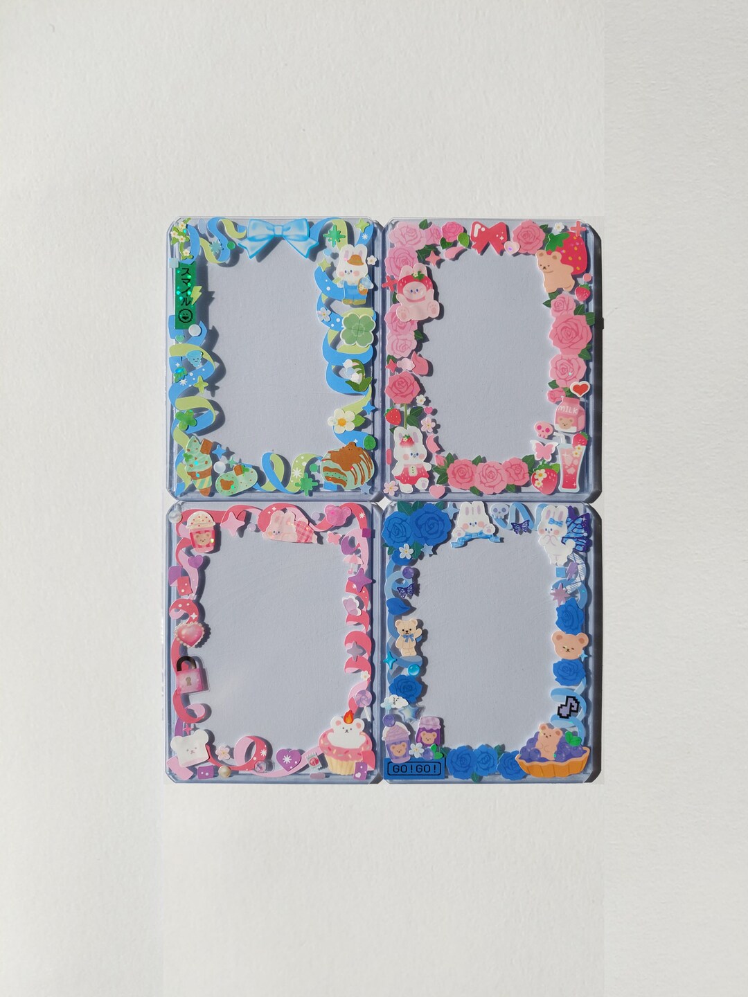 Floral Themed Toploaders: Kpop Deco, Bear Toploader, Bunny Toploader ...