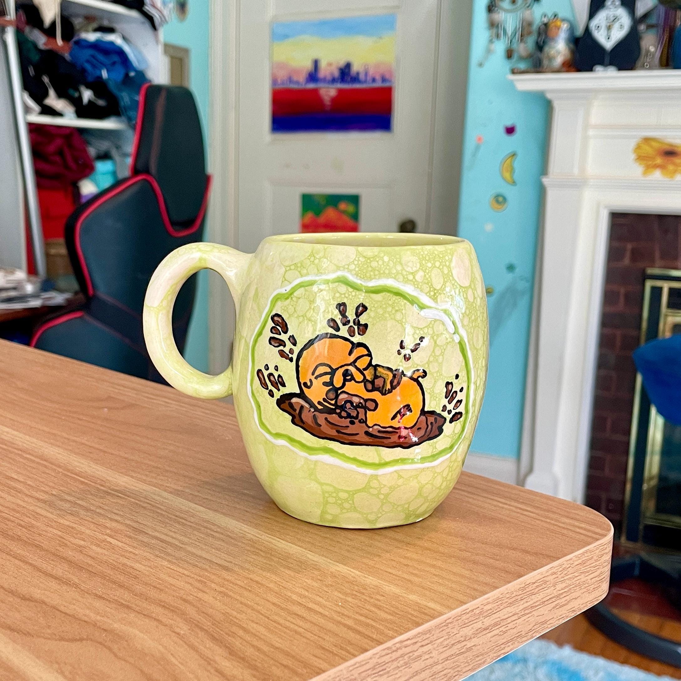 Handmade Ceramic Jake the Dog From Adventure Time Cartoon Illustration ...