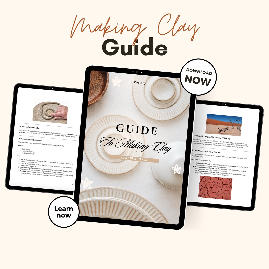 Guide to Making Clay DIY Natural Clay Collection & Processing Beginners ...